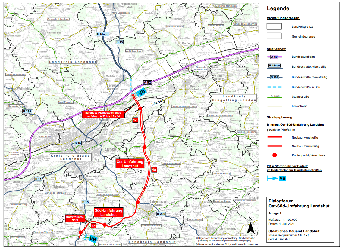 Bauplanung aktuell – Stop B15 neu
